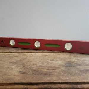 Vintage Wooden Dunlap Level. Old Red Approved Dunlap Tool Level. - Etsy