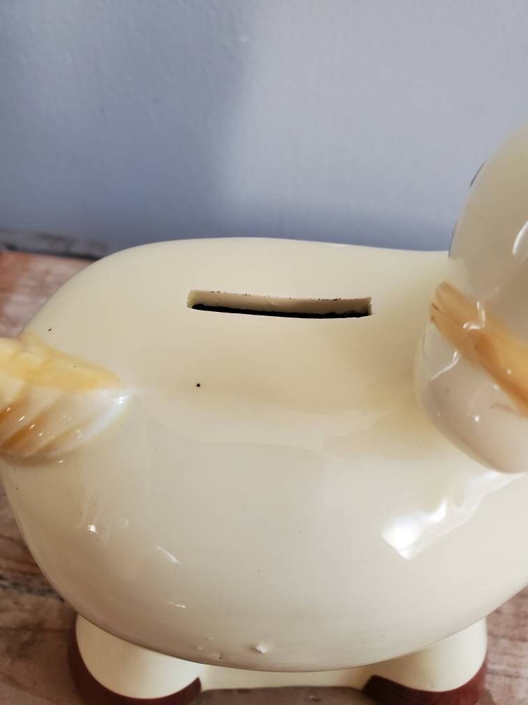 Vintage Child Unicorn Piggy Bank. Old Ceremic Coin Holder. - Etsy