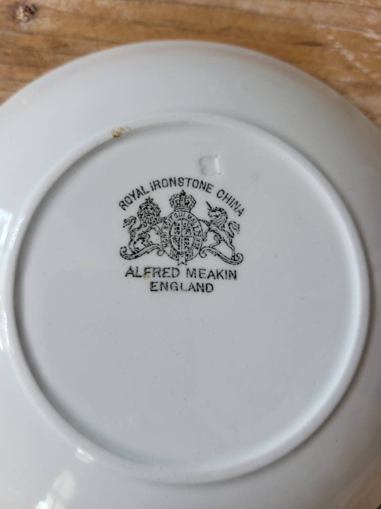 Vintage White Royal Ironstone China Alfred Meakin England | Etsy