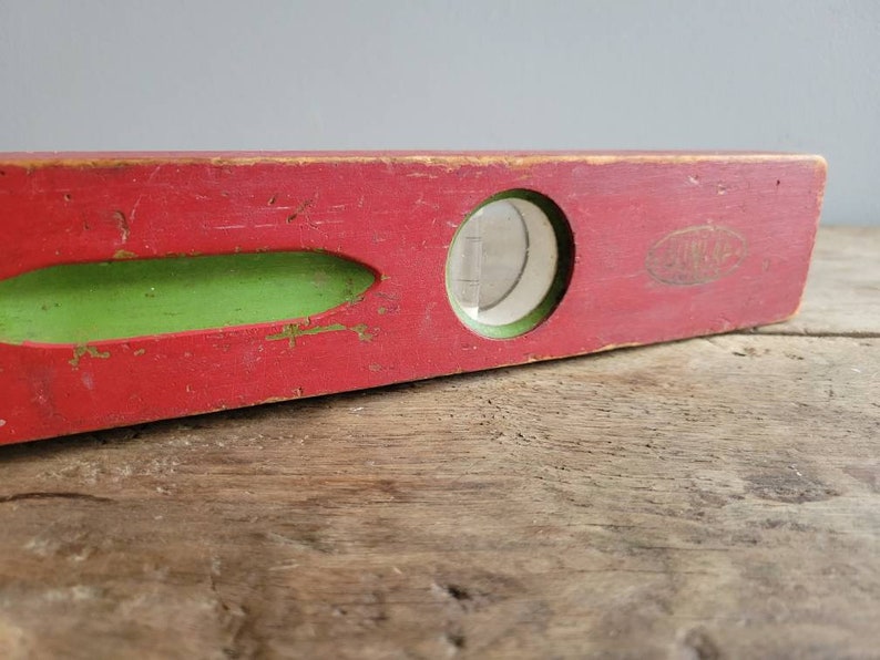 Vintage Wooden Dunlap Level. Old Red Approved Dunlap Tool - Etsy