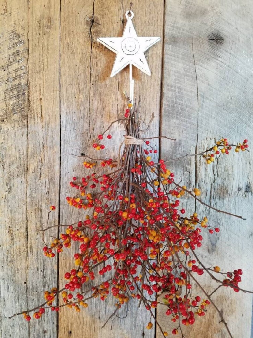 Bittersweet LARGE Bouquet, Christmas Bouquet ,bittersweet Bundle of Twigs and Berries, Bitter ...