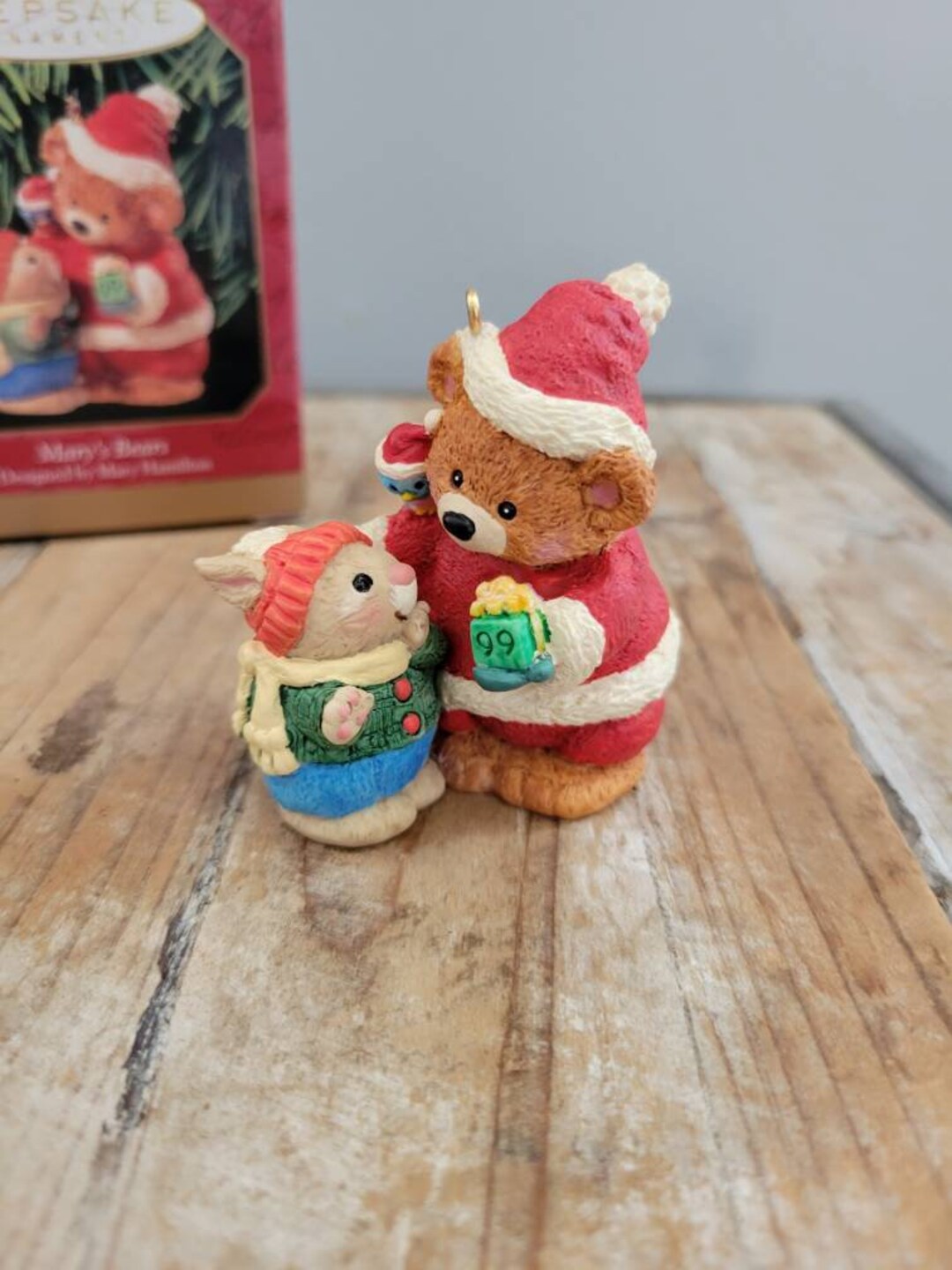 Vintage 1999 Hallmark Mary's Bears Ornament. Old Hallmark Christmas ...