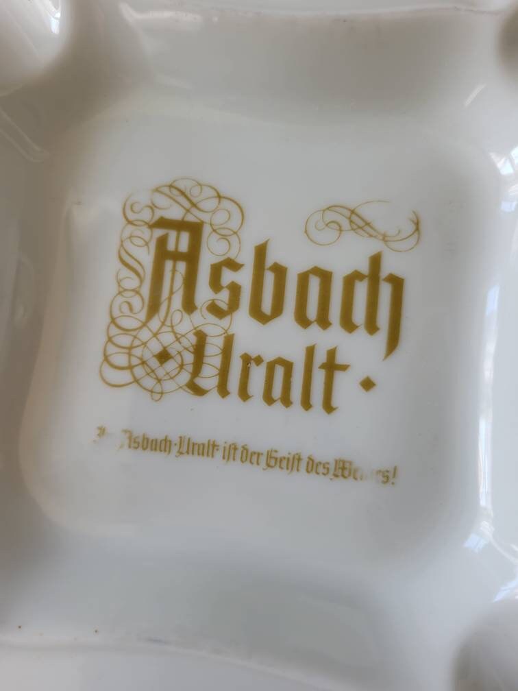 Vintage Asbach Uralt Brandy Glass Ashtray. Old Memorabilia Ash - Etsy