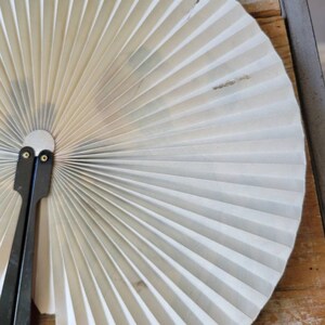 Vintage Chinese Hand Held Paper Fan. Old Paper Fan - Etsy