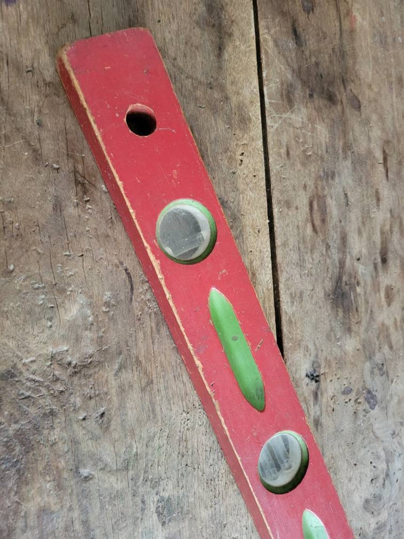 Vintage Wooden Dunlap Level. Old Red Approved Dunlap Tool - Etsy