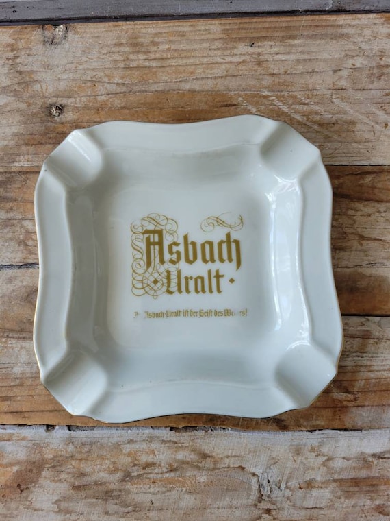 Vintage Asbach Uralt Brandy Glass Ashtray. Old Memorabilia Ash - Etsy