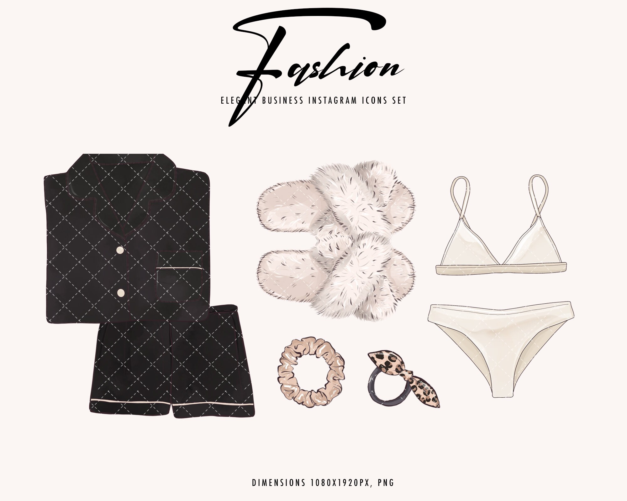 130 Clothing Clipart Bundle Fashion Outfit Clipart, Underwear ...