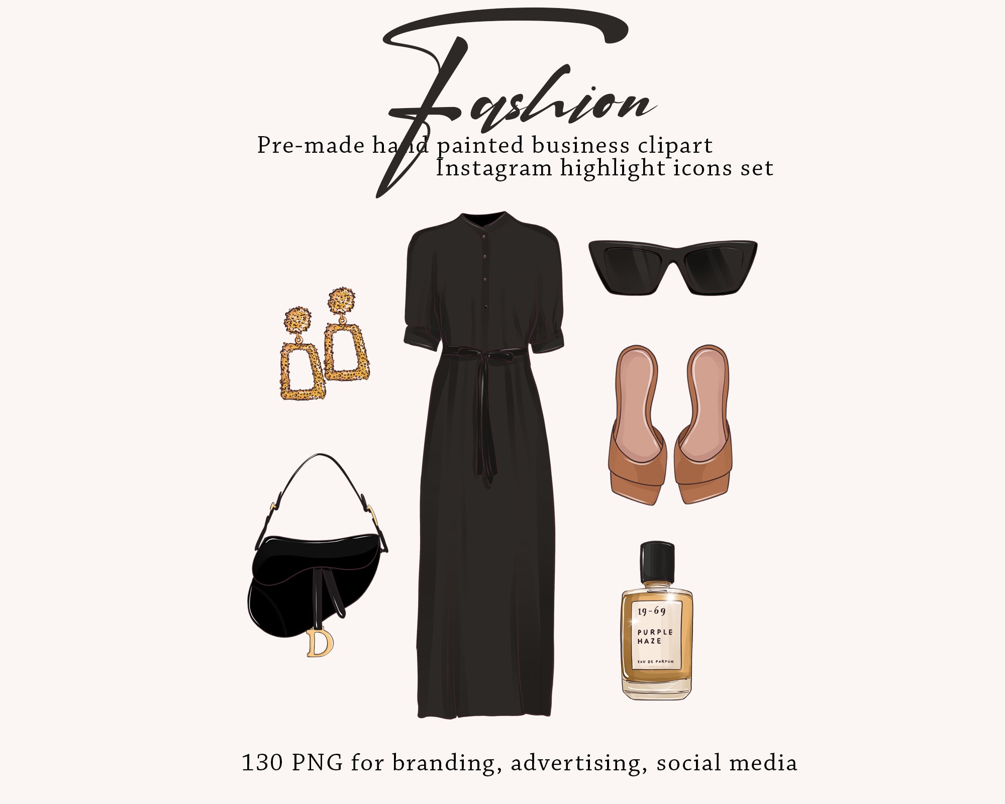 130 Clothing Clipart Bundle Fashion Outfit Clipart, Underwear ...