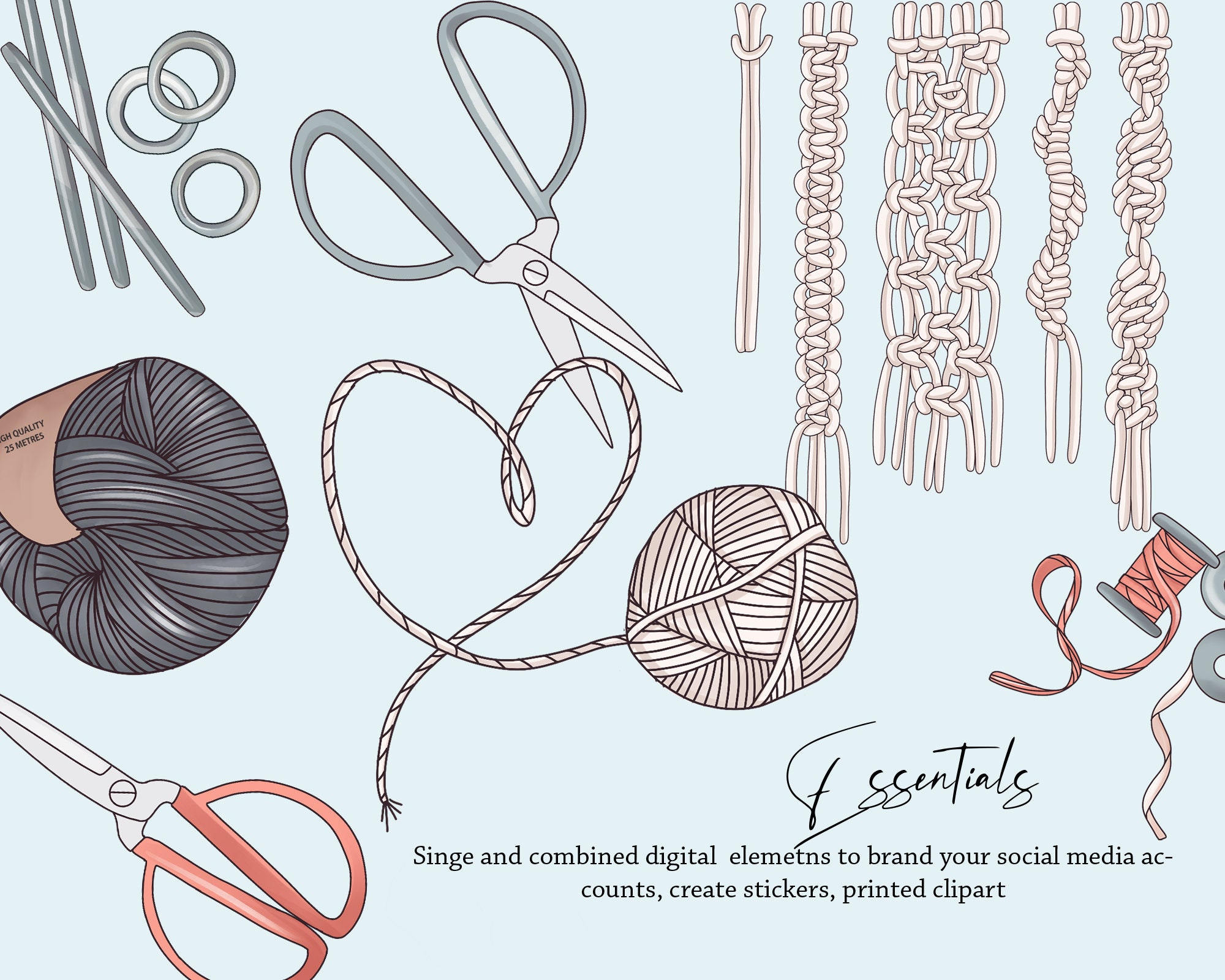 Macrame Instagram Story Highlight Icon, Hobby Makers Macrame Wall ...