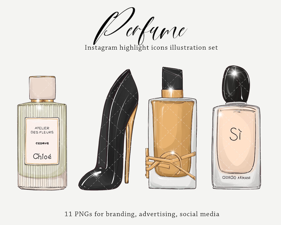 Perfume Clipart Perfume Bottle Cologne PNG Floral Fragrance ...