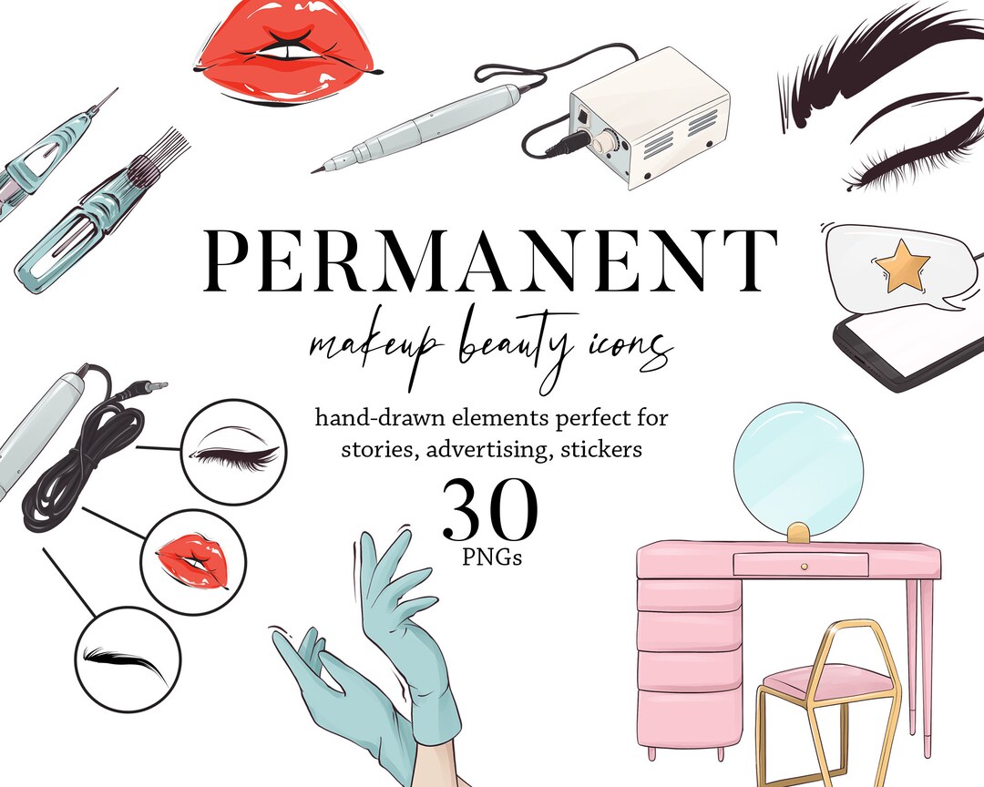 Permanent Makeup Clip Art Beauty Instagram Story Highlights PMU MUA ...