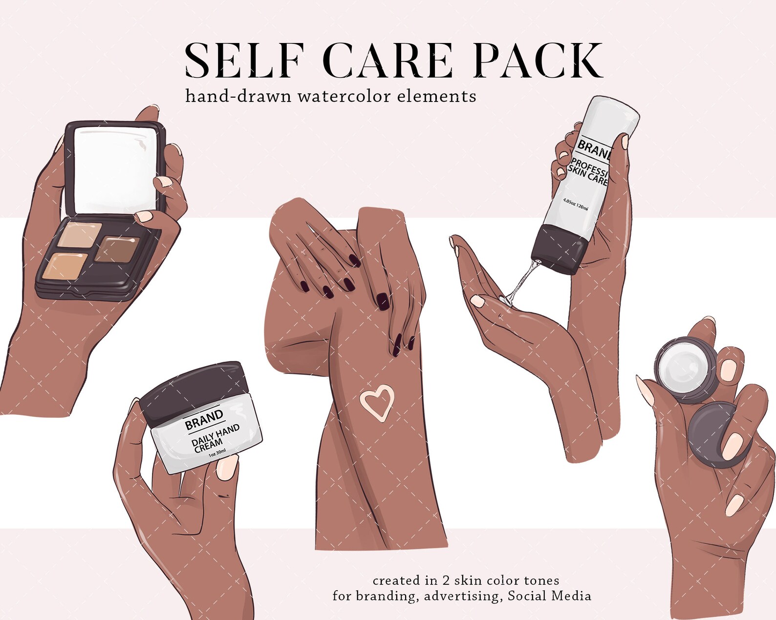 Cosmetics Clipart Self Care PNG Spa Salon Instagram Highlight Cover ...