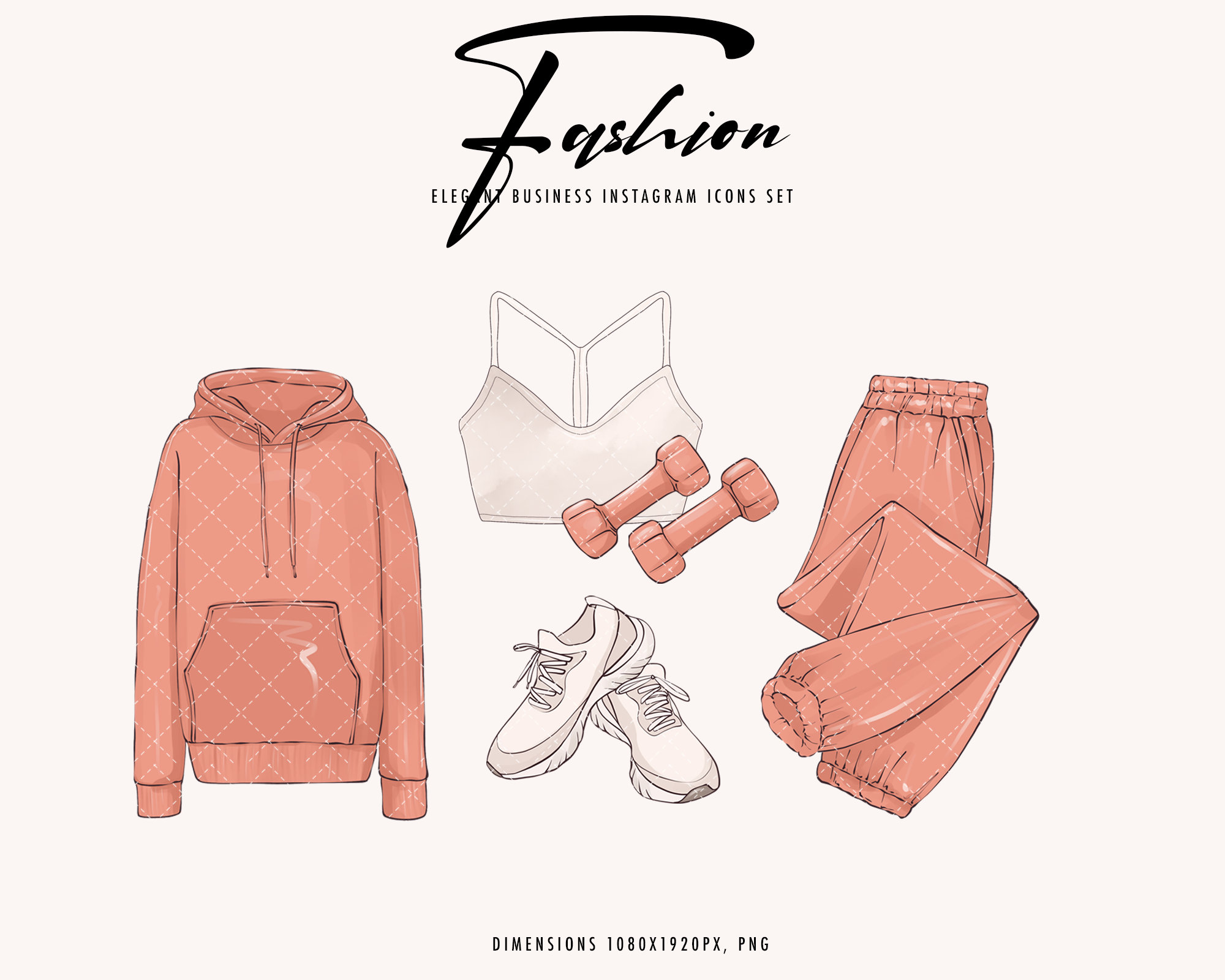 130 Clothing Clipart Bundle Fashion Outfit Clipart, Underwear ...