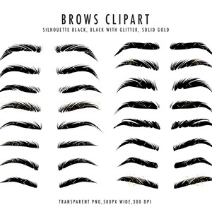 Eyebrows Svg. Brow Clipart SVG. Makeup Png, Brows Clip Art, Makeup SVG ...