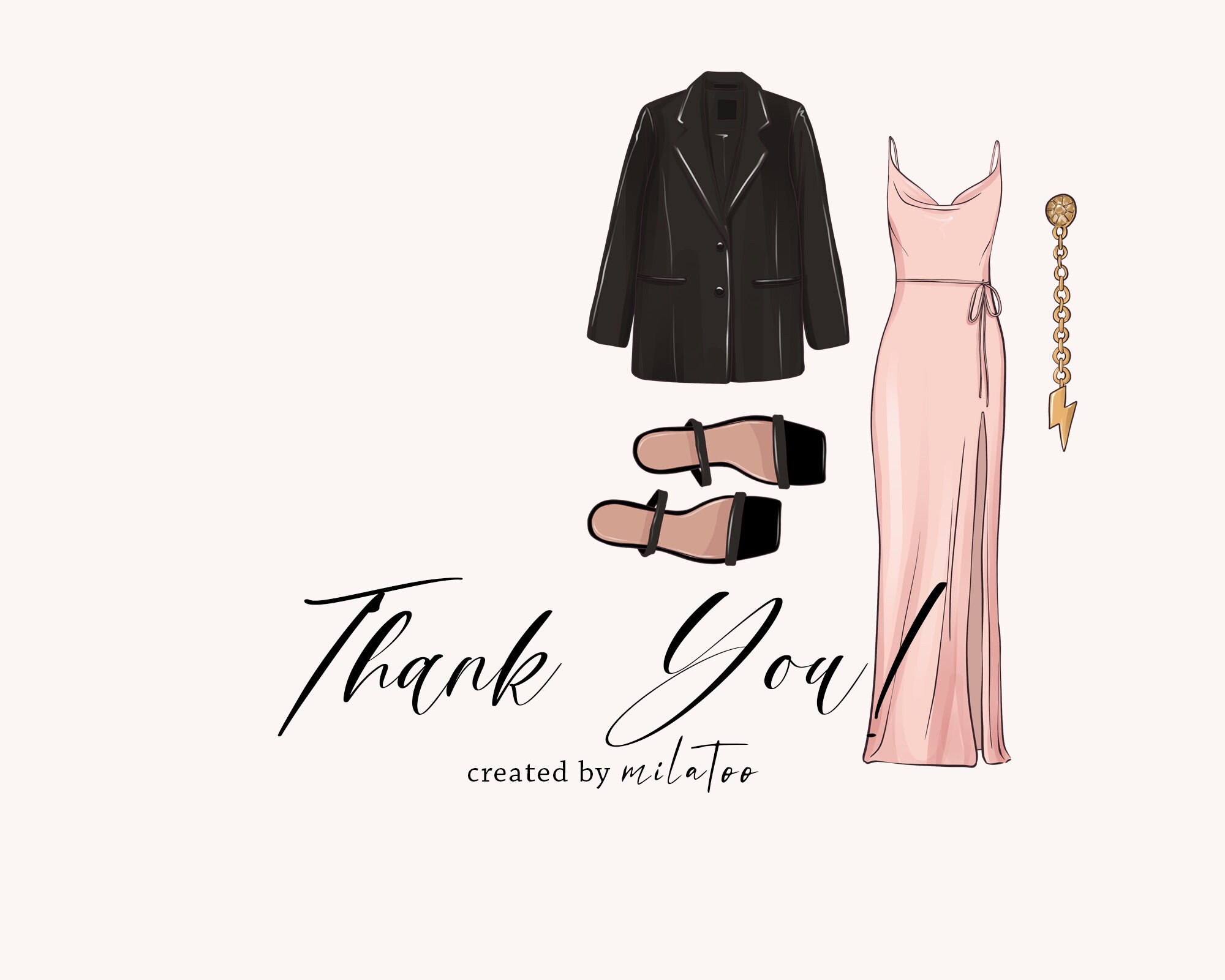 130 Clothing Clipart Bundle Fashion Outfit Clipart Underwear - Etsy