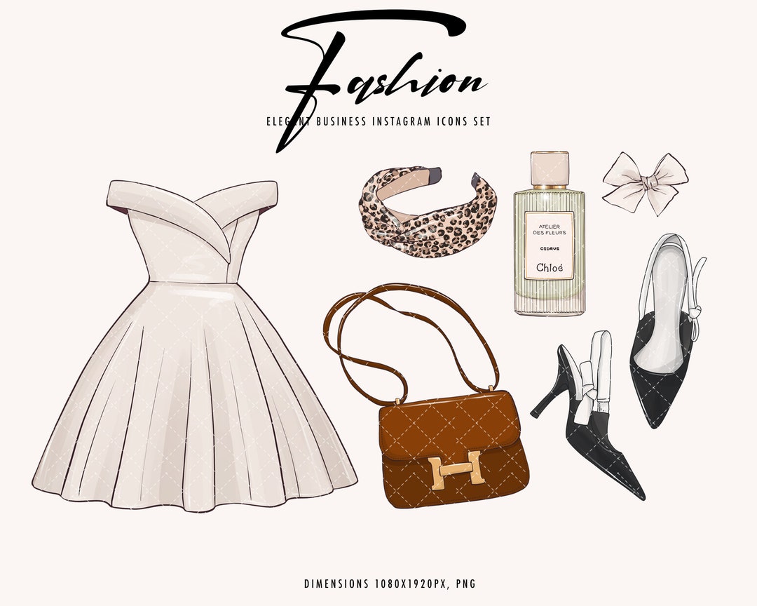 130 Clothing Clipart Bundle Fashion Outfit Clipart, Underwear ...