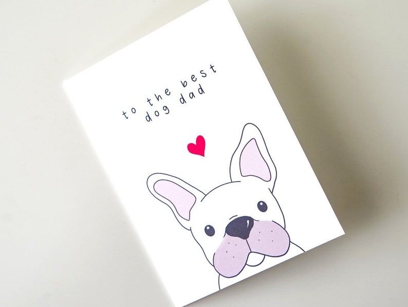 Cute Frenchie Card French Bulldog Card Frenchie Birthday - Etsy
