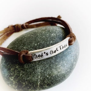 God’s Got This, Inspiration Bracelet, Hand Stamped Bracelet, Christian ...