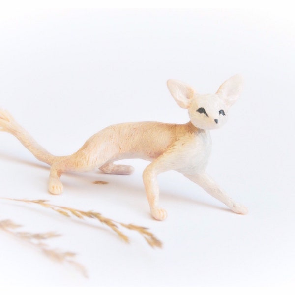 Fennec Fox Figurine - Etsy
