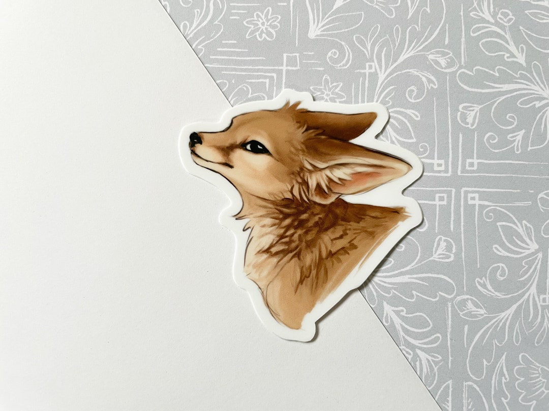 Fennec Fox Stickers • Cute Fox Art • Desert Animal Stickers ...