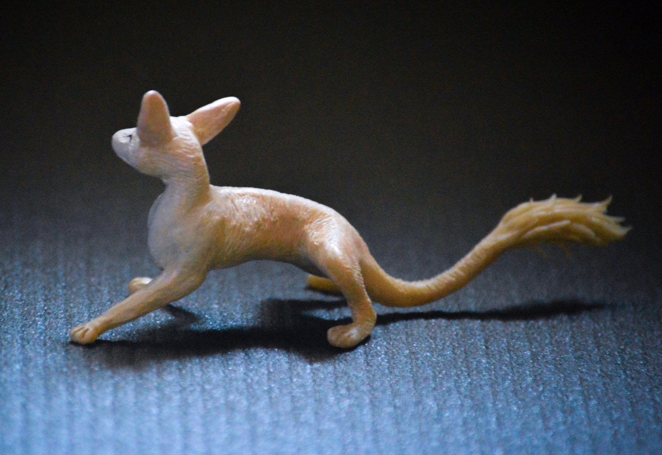 Fantasy Fennec Fox Clay Sculpture/statue /figurine OOAK - Etsy