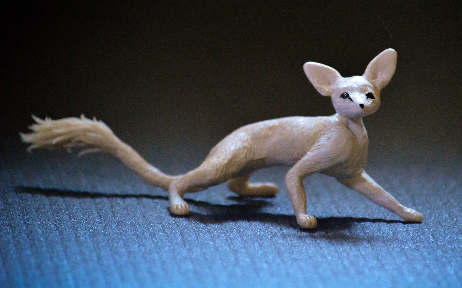 Fantasy Fennec Fox Clay Sculpture/statue /figurine OOAK | Etsy