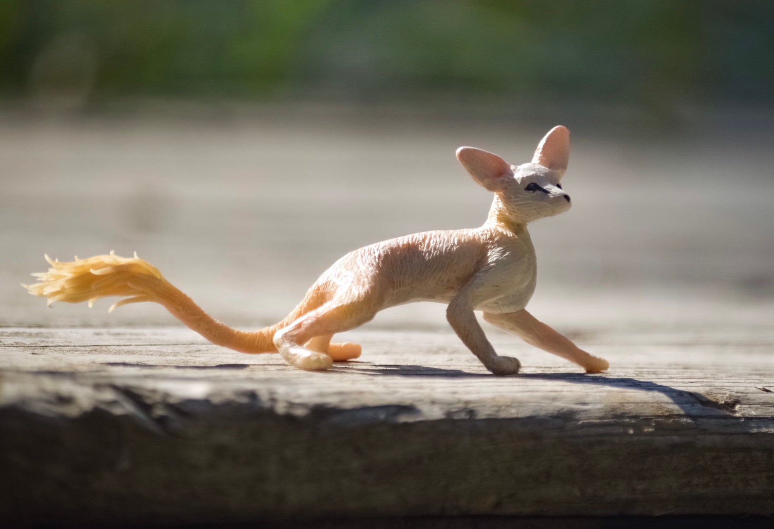 Fantasy Fennec Fox Clay Sculpture/statue /figurine OOAK - Etsy