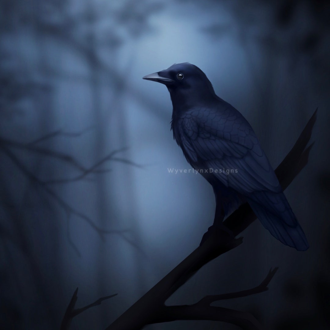 The Crow - Vinyl Sticker Small Waterproof Art - Etsy