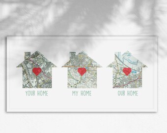 Framed Os Map | Etsy UK