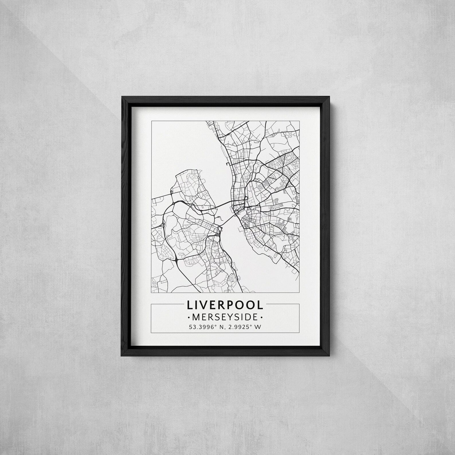 Custom City Map Print | Personalized Wall Art, Anniversary Gift - Etsy UK