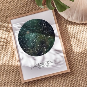 Unique Custom Star Map Personalised Star Map Galaxy Star - Etsy