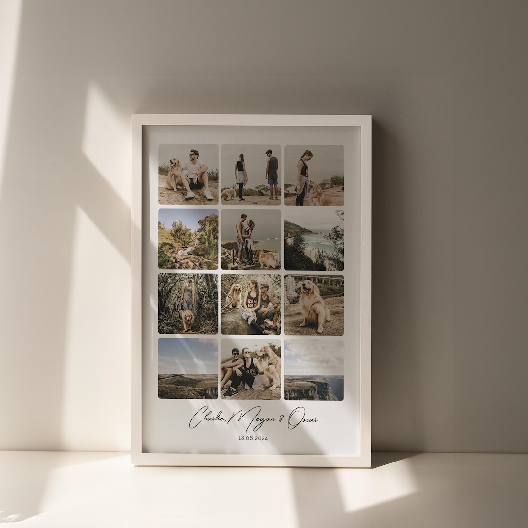 Digital Download - Personalised Gift - Custom Photo Collage Print for ...