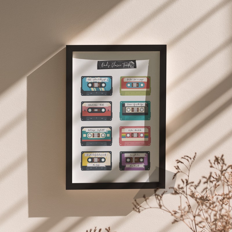 Cassette Tape Wall Art - Etsy
