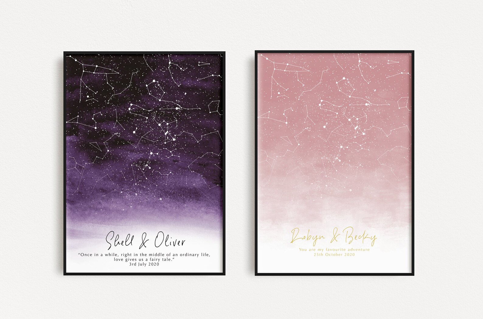 Star Map Personalised Custom Galaxy Star Map Anniversary - Etsy