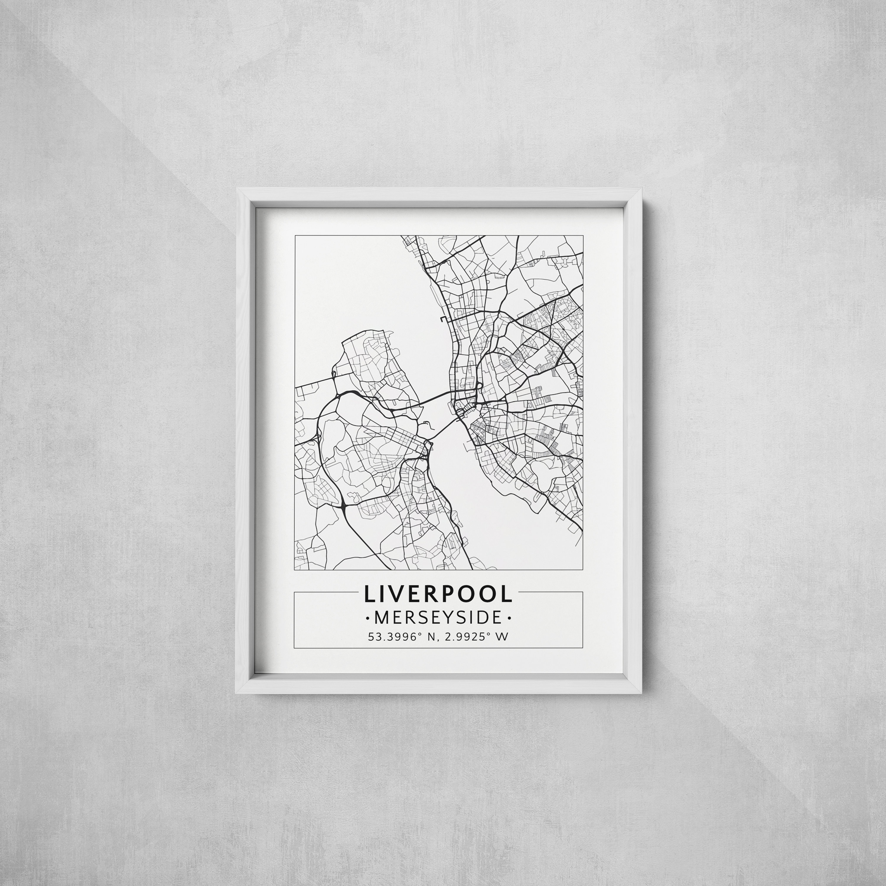 Custom City Map Print | Personalized Wall Art, Anniversary Gift - Etsy UK
