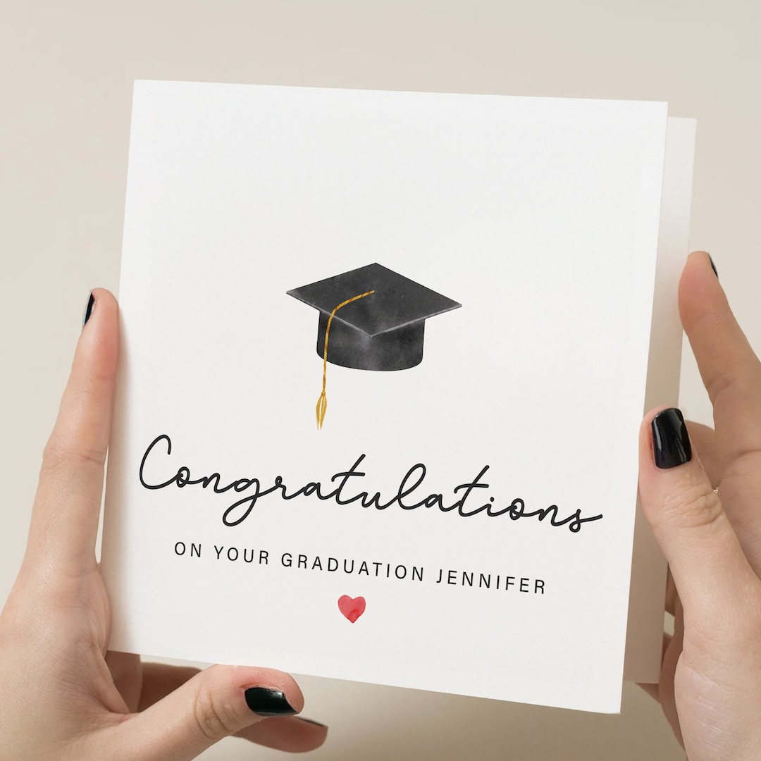 Congratulations on Your Graduation Card, Personalised Graduation Card ...