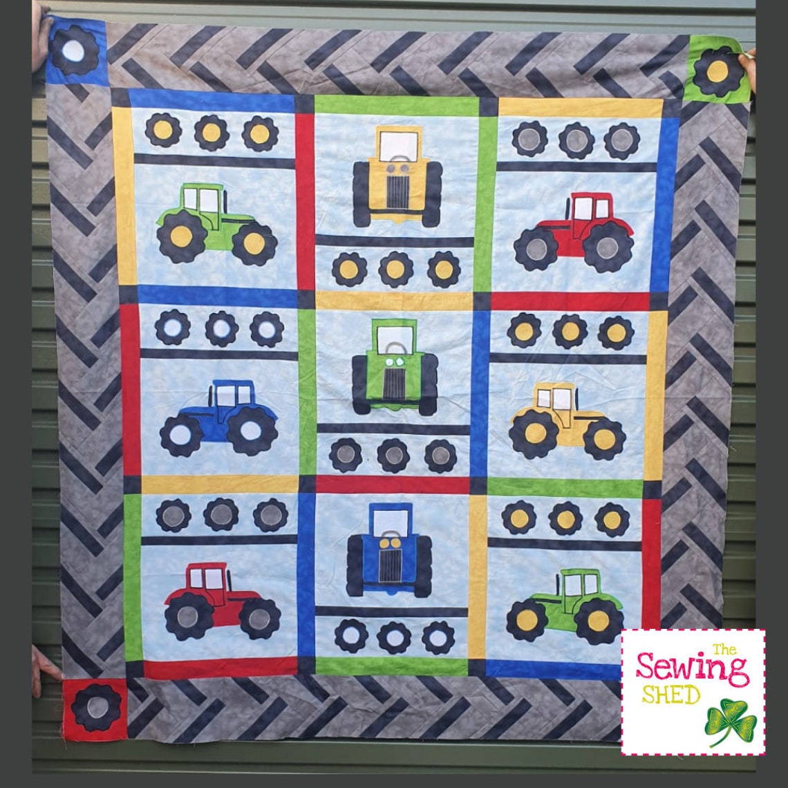 Kit and Pattern for My Tractor Quilt Pattern Physical Pattern - Etsy