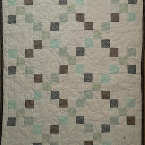 Irish Chain Baby Quilt Pattern: Easy Crib Quilt (PDF Download) - Etsy