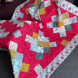 Meadow Quilt, Charm Pack Quilt or Bed Runner Pattern. PDF Digital ...