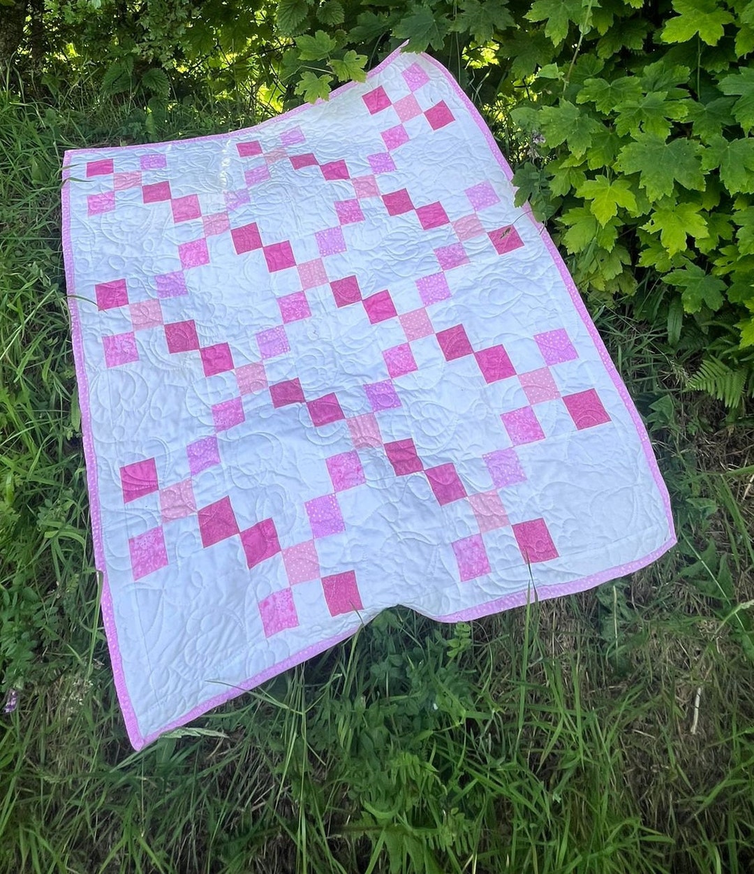 Irish Chain Baby Quilt Pattern: Easy Crib Quilt (PDF Download) - Etsy