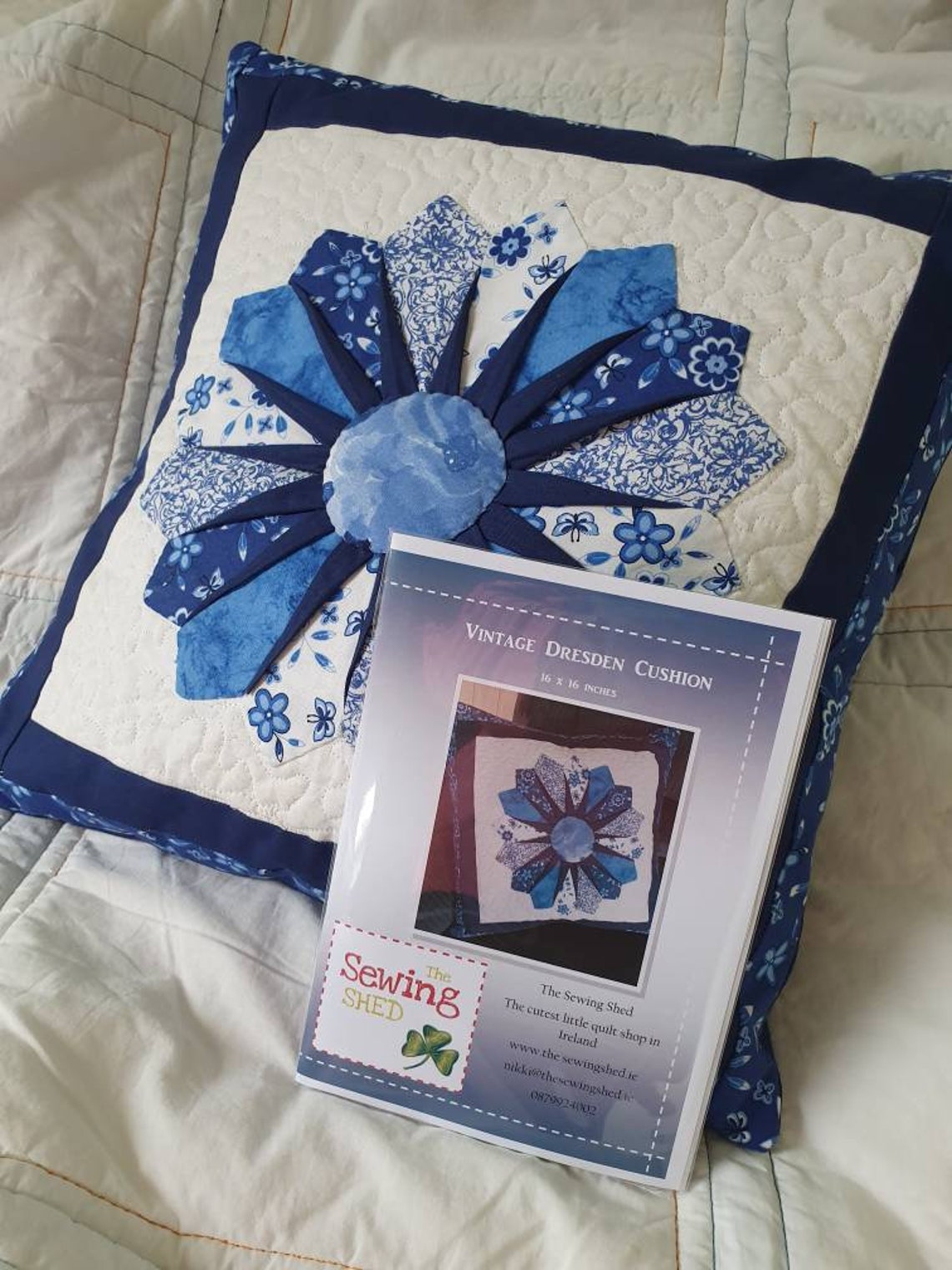 Vintage Dresden Plate Pattern and Template. Instructions for | Etsy