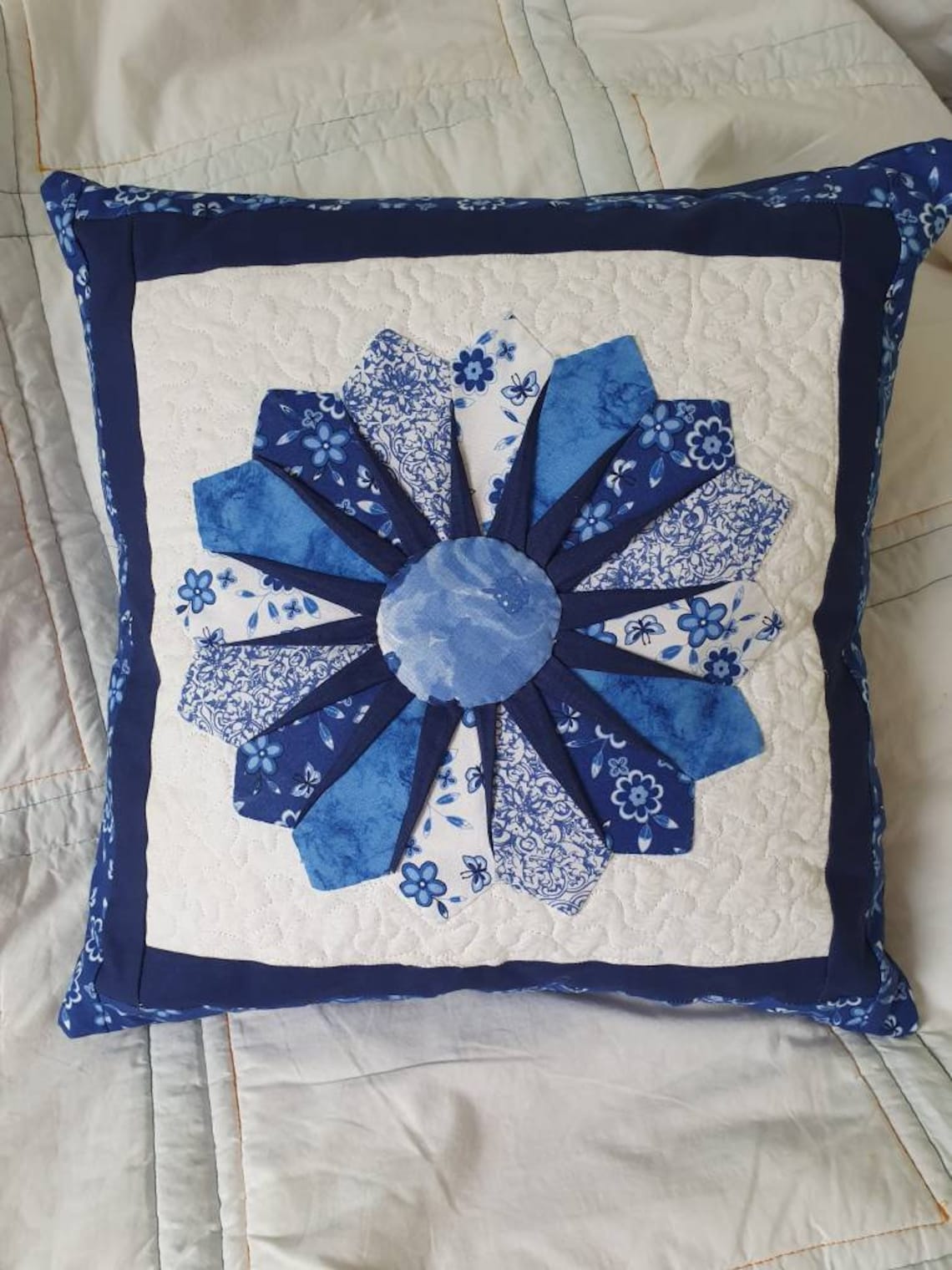 Vintage Dresden Plate Pattern and Template. Instructions for | Etsy