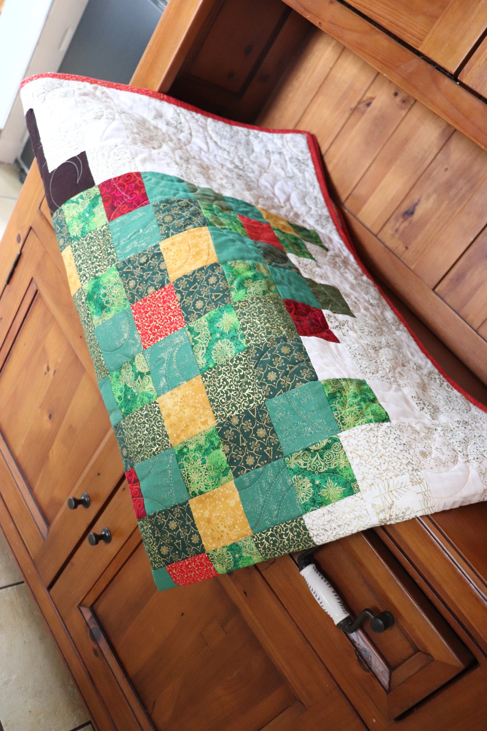 Patchwork Christmas Tree Quilt Pattern (digital Download) - Etsy