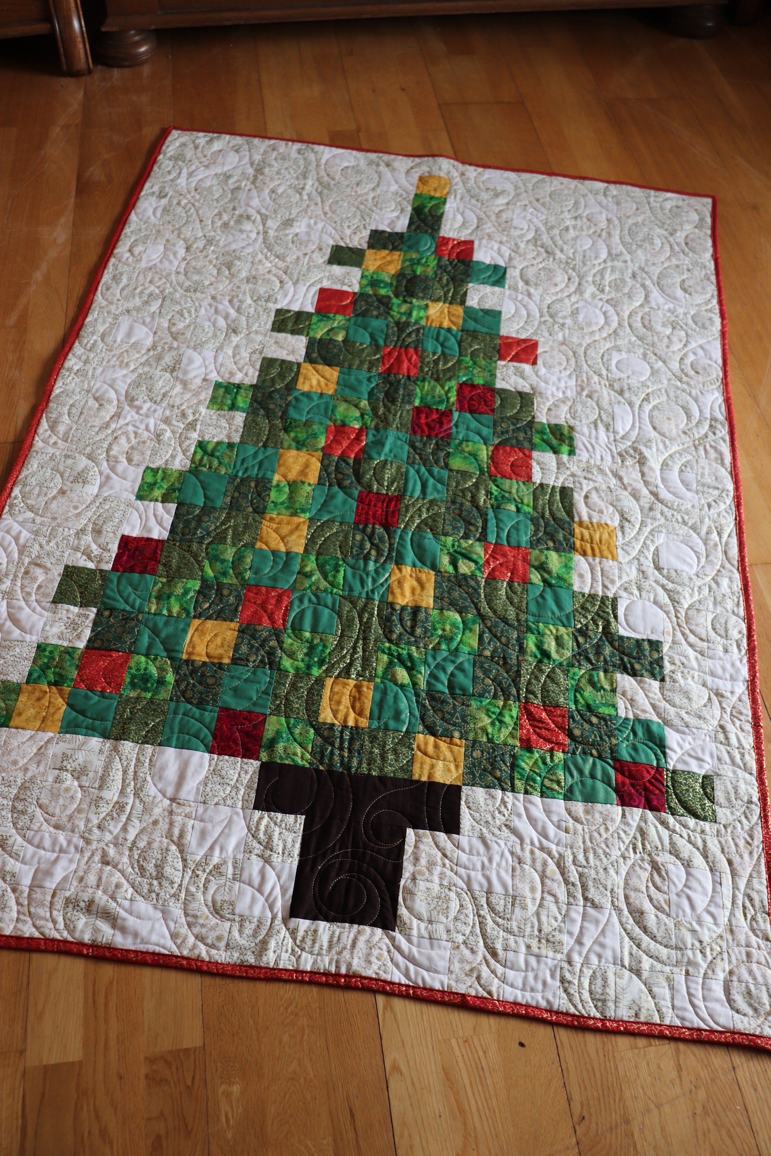 Patchwork Christmas Tree Quilt Pattern (digital Download) - Etsy