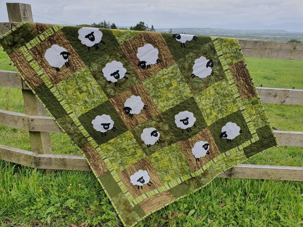 Sheep Quilt Pattern, PDF Digital Download Pattern to Make This Stunning ...