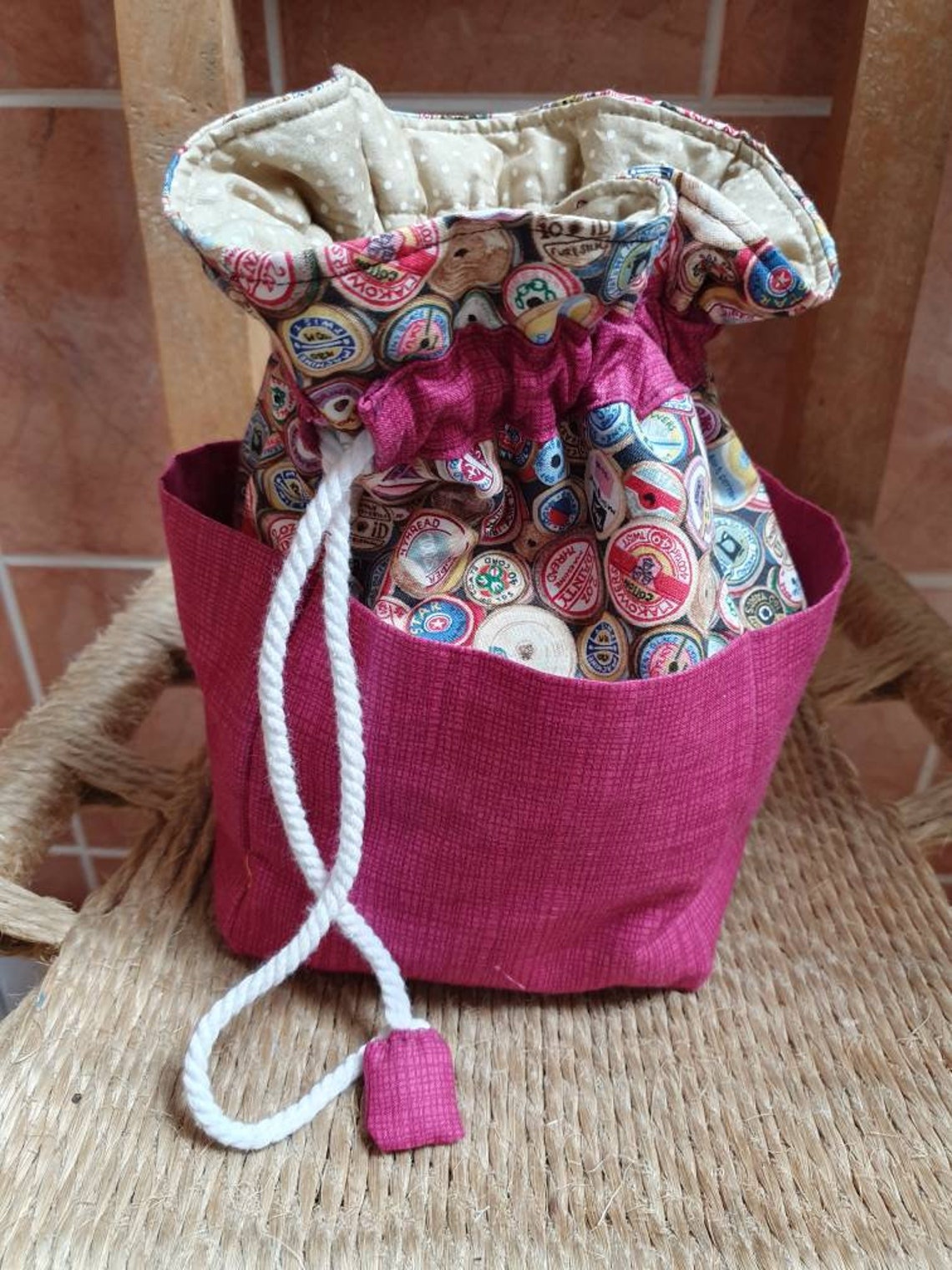 Cutest Bag Pattern PDF Download, Draw String Bag, Easy Make Bag With ...
