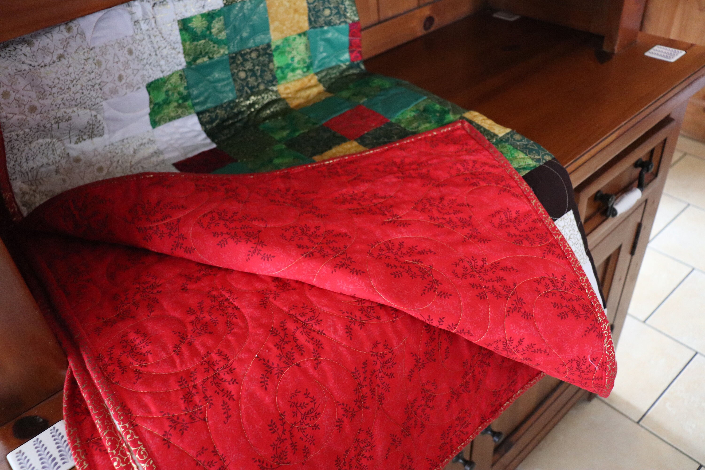 Patchwork Christmas Tree Quilt Pattern digital download . PDF | Etsy