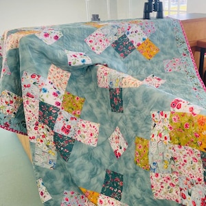 Meadow Quilt, Charm Pack Quilt or Bed Runner Pattern. PDF Digital ...