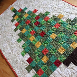 Patchwork Christmas Tree Quilt Pattern (digital Download) - Etsy