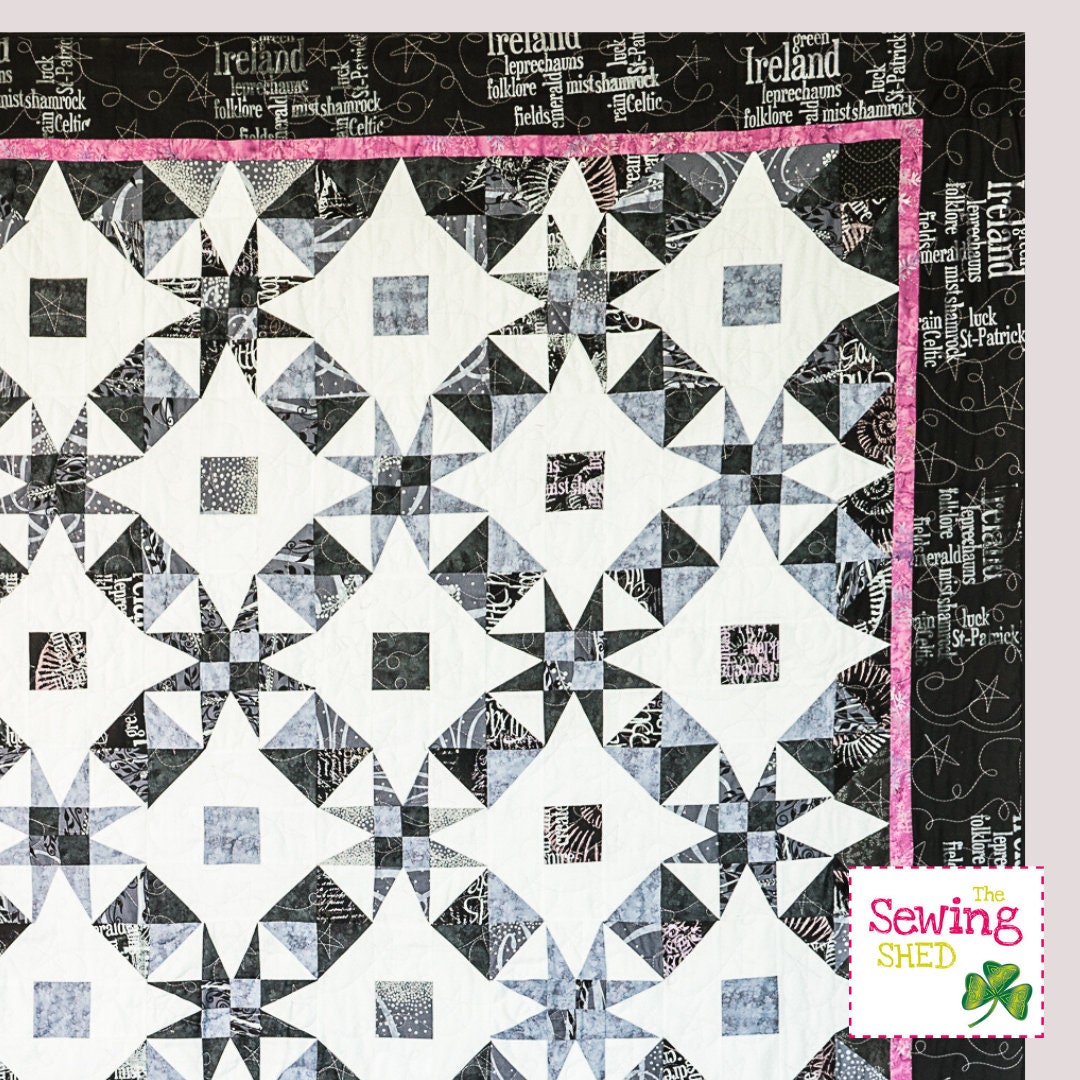 Quilt Pattern Storm at Inch a Variant of the Storm at Sea - Etsy